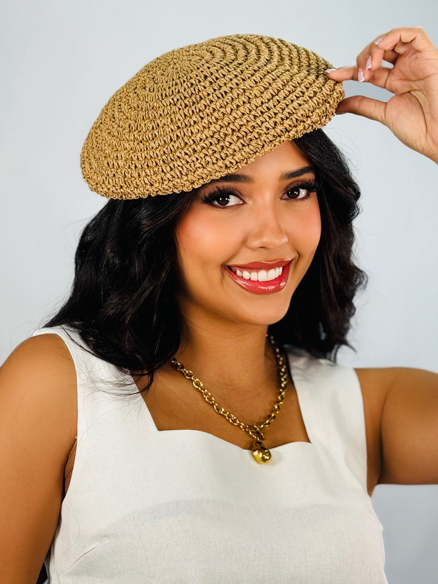 Boina de Paja Chic – Sola Boutique