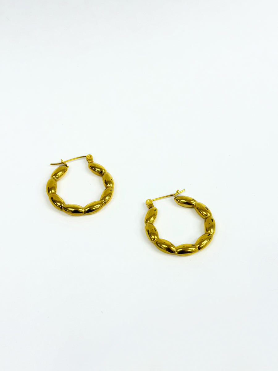 GLOW EARRING - GOLD – Sola Boutique